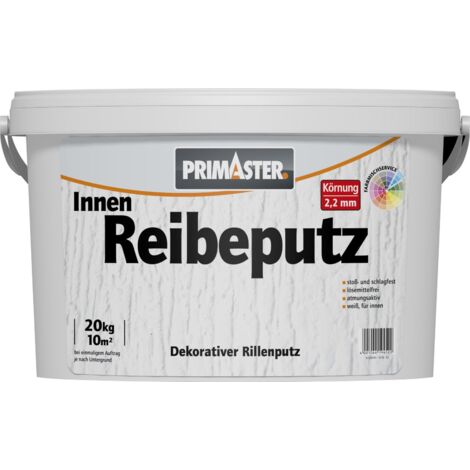 Primaster Reibeputz für Innen Putz 20 kg für Innen atmungsaktiv