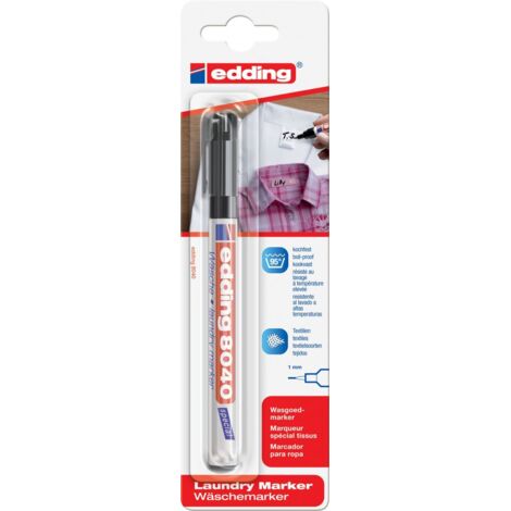 edding 8040 laundry marker schwarz Pinsel & Stifte