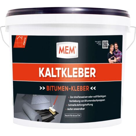 MEM Bitumen Kaltkleber 6,5 kg Dachabdichtung