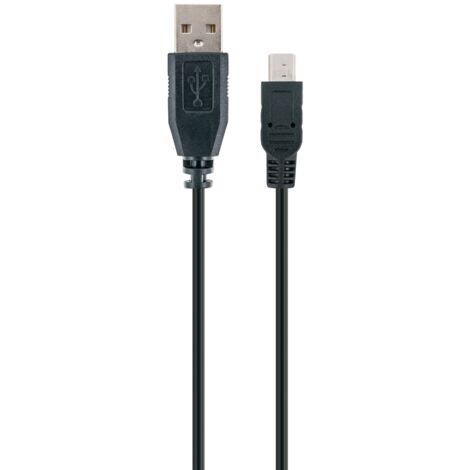 Schwaiger Mini USB Ladekabel CK1521 533 schwarz, 1m, 1x USB 2.0 A ...