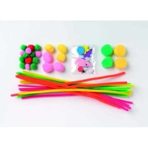 Glorex Biegeplüsch-Bastel Mix Bastelmaterial