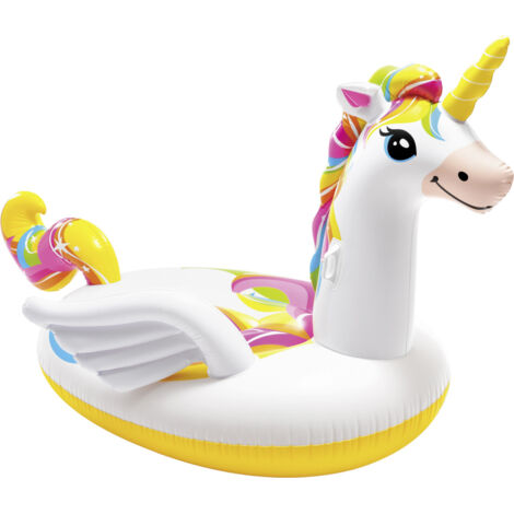 Intex Mega Unicorn Island weiß, bunt Badeinsel