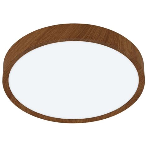 Eglo LED Deckenleuchte Musurita holz Ø 34 cm warmweiß Deckenlampen ...
