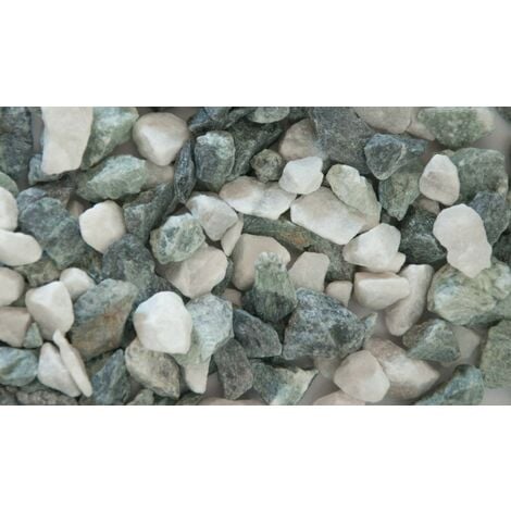 Splitt Green 8 - 16 mm grün-weiß 25 kg Kies & Splitt