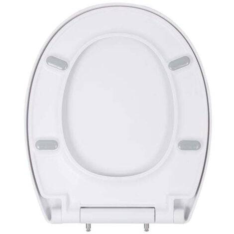 Primaster WC-Sitz mit Absenkautomatik Bogota weiß abnehmbar Toilettendeckel