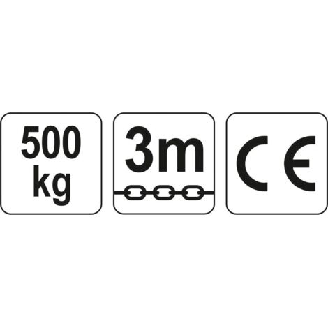 KETTENZUG 0,5 T YT-58950 YATO