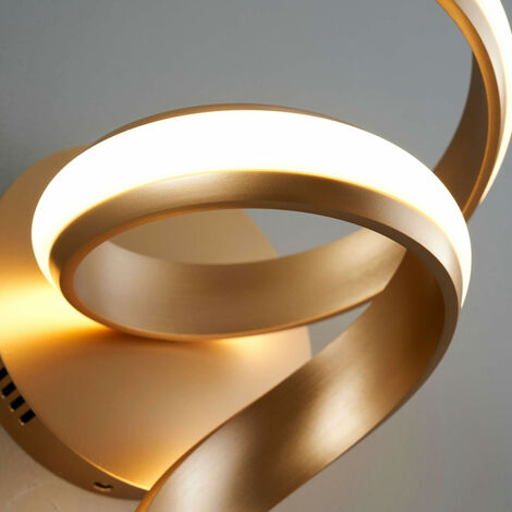 Applique ruban doré spirale LED - Kauai