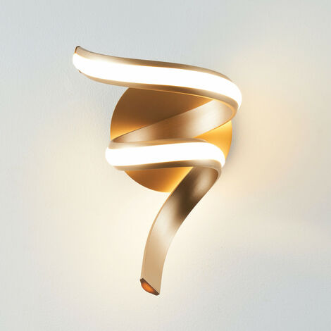 Applique ruban doré spirale LED - Kauai