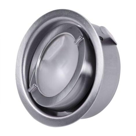 Lot de 5 spots encastrables pour meubles, ronds, en aluminium brossé ...