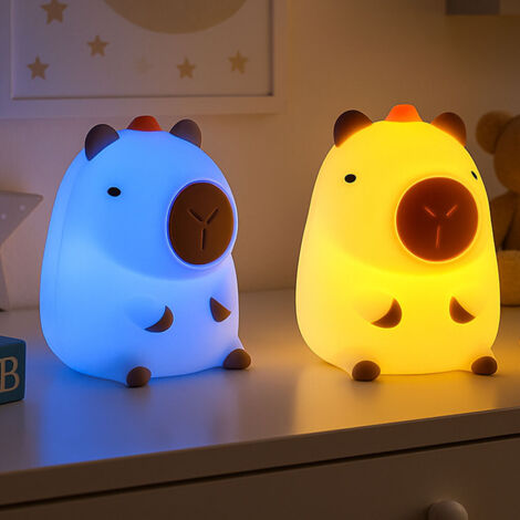 Lampe de table LED Lampe de chevet Lampe de table Capybara Lampe de ...