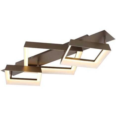 Plafonnier LED, lampe de plafond, éclairage de salon, finition opale ...
