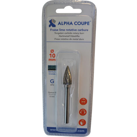 Fraise lime rotative carbure - Divers : ogive bout pointu - ALPHA COUPE ...