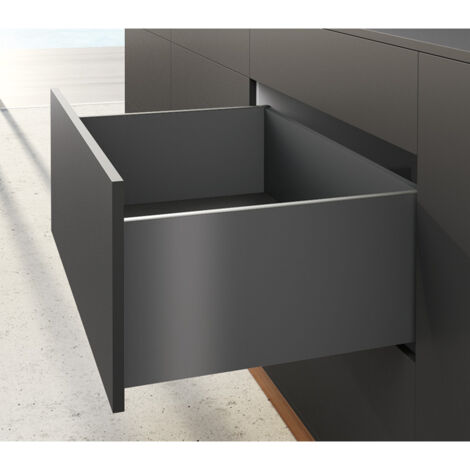 Kit profil de côté de tiroir AvanTech YOU anthracite de 251 x 400 mm ...