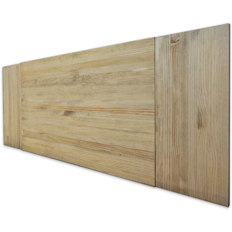 Cabecero Matrimonio 150x60cm 3PP en madera maciza de pino acabado ...
