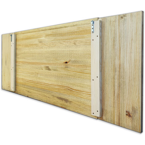 Cabecero Matrimonio 150x60cm 3PP en madera maciza de pino acabado ...