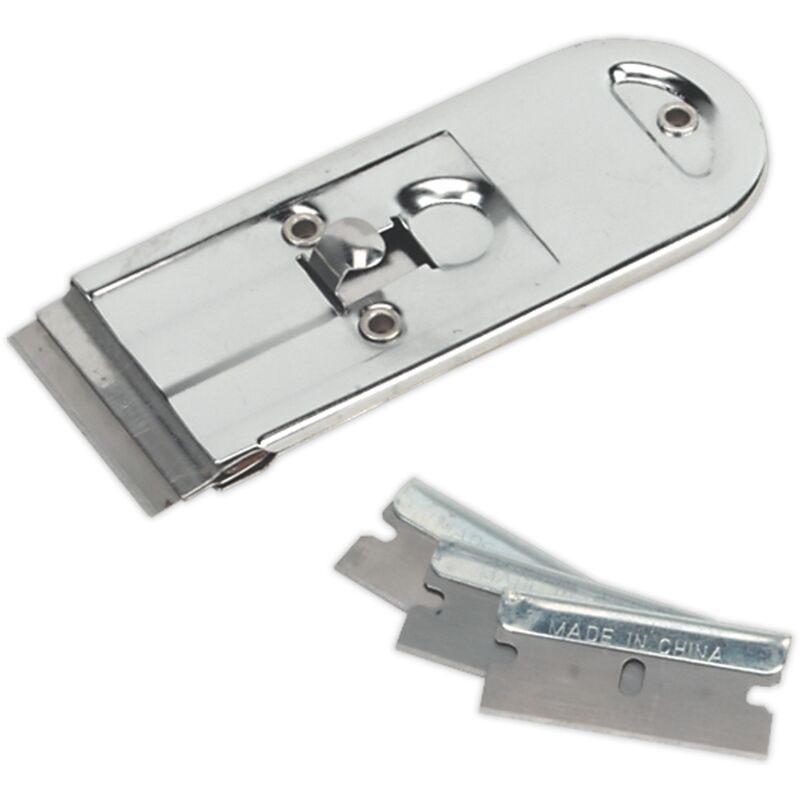 Sealey AK867 Retracting Razor Scraper with Blades