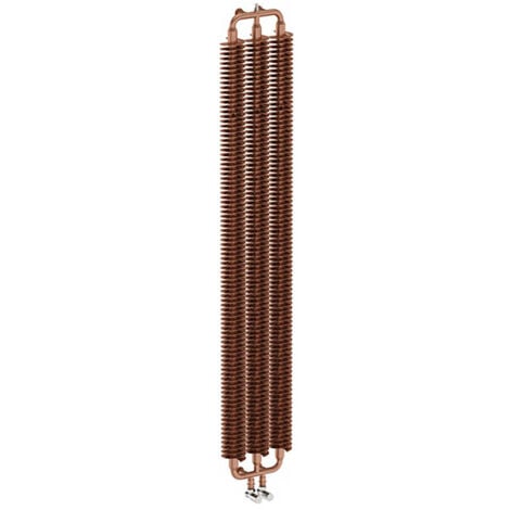 Terma Ribbon V Vertical Designer Radiator 1720 x 290mm Bright Copper