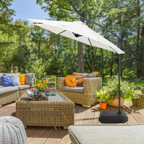 Sekey Pied de parasol en plastique Pied de parasol pour feux de ...