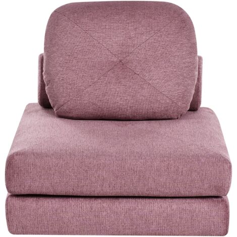 Divano moderno minimalista a 1 posto in tessuto Pouf letto singolo per ...