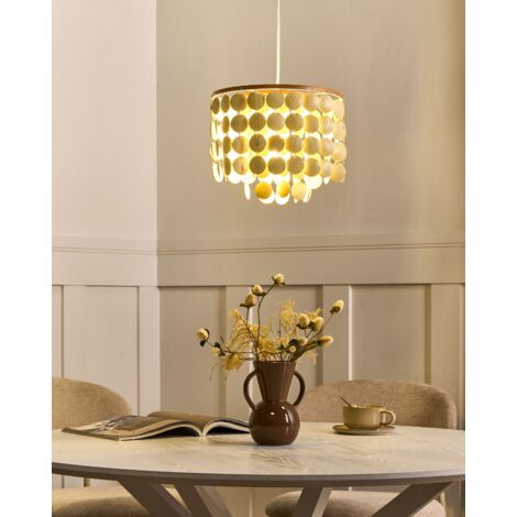 Lampadario a sospensione in stile Boho Luce Beige Parangi