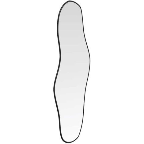Miroir mural Noir 60x25 cm