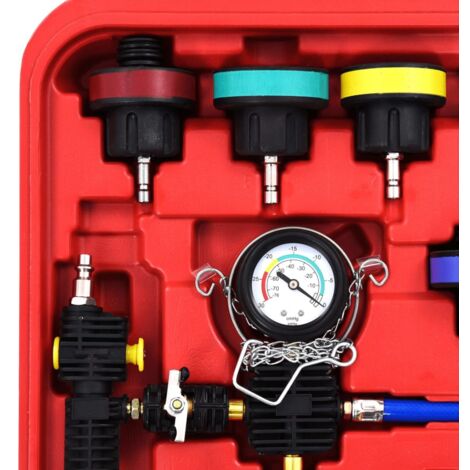 Testeur de pression pour refroidissement et bouchon 28 pcs