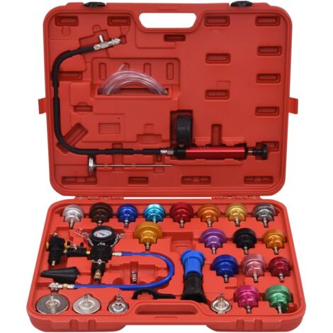 Testeur de pression pour refroidissement et bouchon 28 pcs