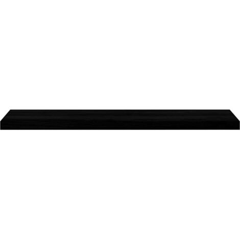Rebords de fenetre en bois de chene massif marron fonce lot de 2 pcs ...
