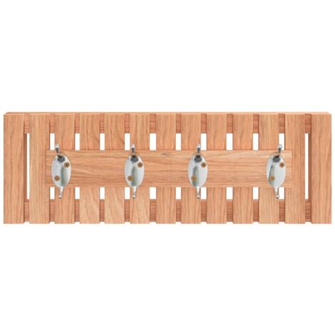 Cintre mural 42x8,5x14 cm Bois massif de noyer