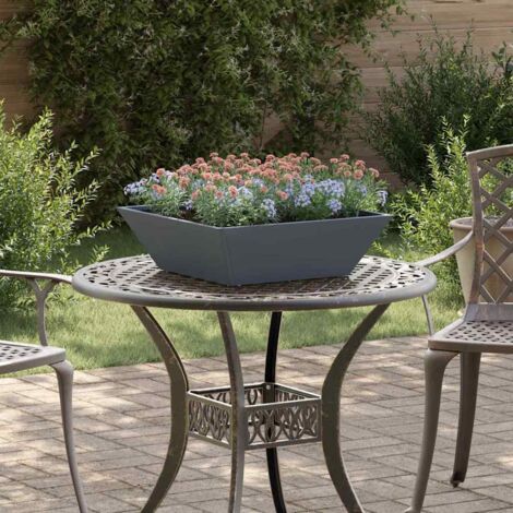 Pot de en forme de bol Anthracite 50 x 50 x 15 cm Acier