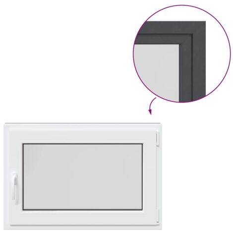 Fenêtre de sous-sol« RISOR » 90 x 50 cm oscillo-battante DIN droite ...