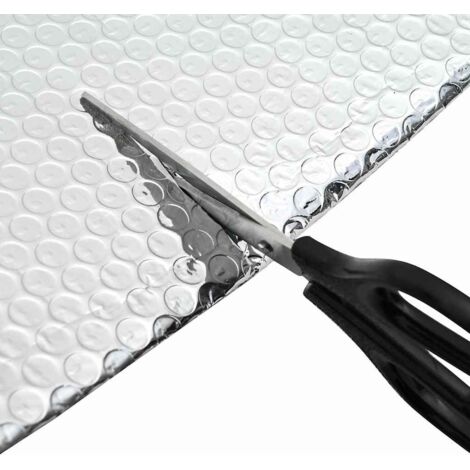 Réflecteur de chaleur pour radiateur Argent 1 x 10 m Aluminium
