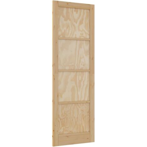 Porte intérieure ORKDAL Marron 78 x 232 cm Contreplaqué