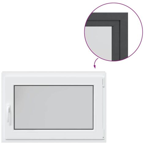 Fenêtre de sous-sol« RISOR » 90 x 50 cm oscillo-battante DIN droite ...