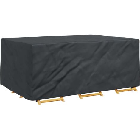 Housse pour mobilier d'extérieur Noir 210 x 130 x 70 cm 210D