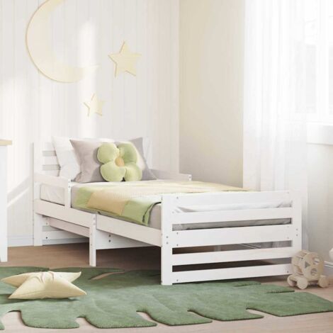 Lit extensible pour enfants Autre Blanc 80 x 130 / 165 / 200 cm
