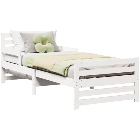 Lit extensible pour enfants Autre Blanc 80 x 130 / 165 / 200 cm