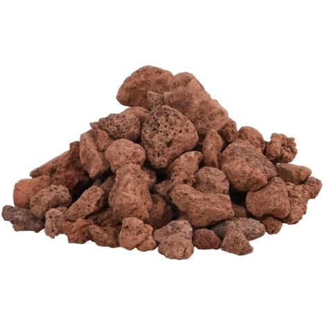 Roches volcaniques 10 kg rouge 1-2 cm
