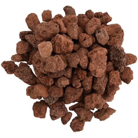 Roches volcaniques 10 kg rouge 1-2 cm