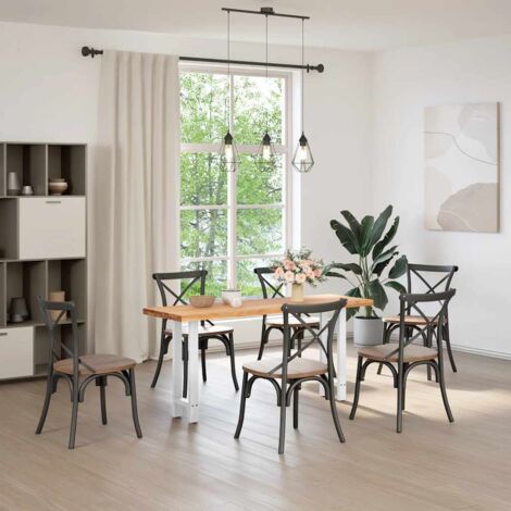 Pieds de table console Blanc 2 pièces 38 x (72-73) cm Acier