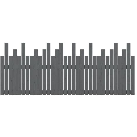 Tête de lit en pin massif gris 204 cm de design contemporain ...