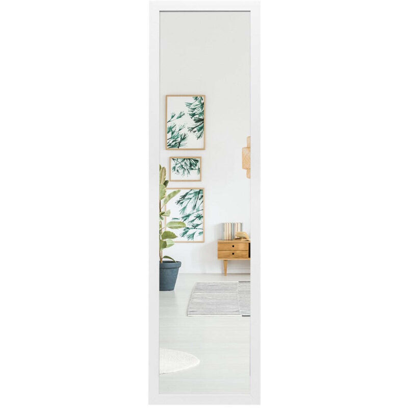 Miroir suspendu porte 33 x 119 cm avec verre incassable design moderne ...