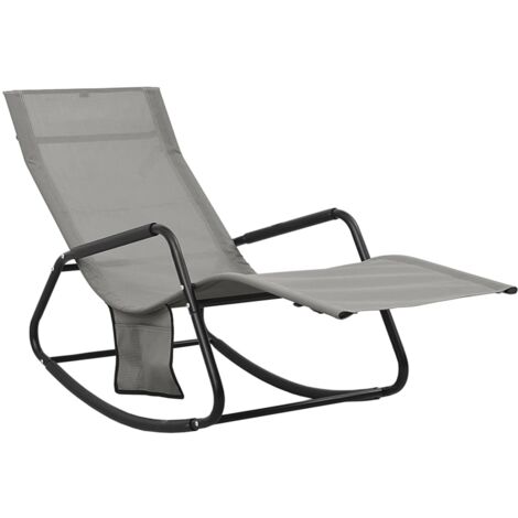 Transat chaise longue bain de soleil lit de jardin terrasse meuble d ...