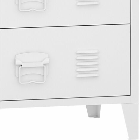 Commode stylée meuble de rangement pratique métallique hämeenlinna avec ...