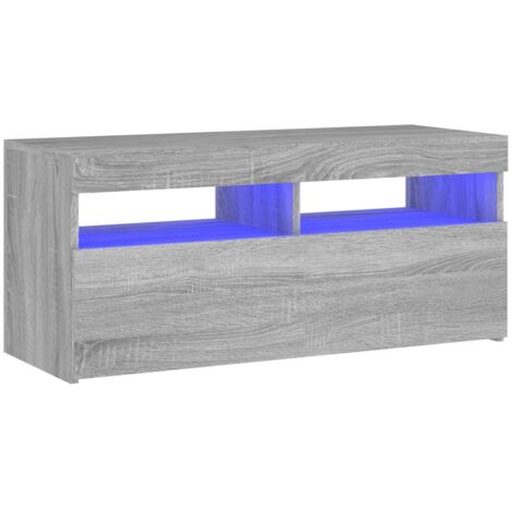 Meuble TV gain de place étagère de rangement pour décodeur et box ...