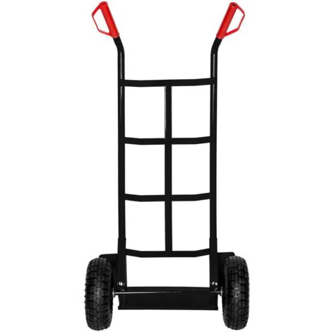 Diable rigide outils atelier bricolage 200 kg noir