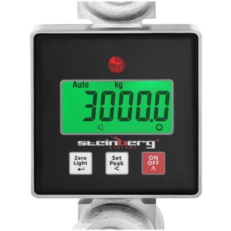 Crochet-peseur balance - 3 000 kg / 500 g