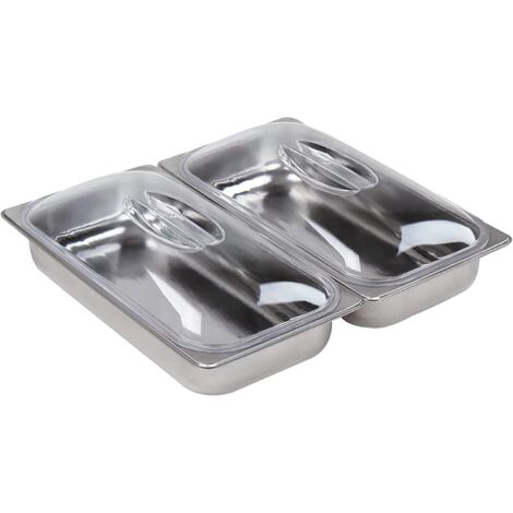 Chauffe plats électrique 2 x 2,5 litres en acier inoxydable maintien de ...