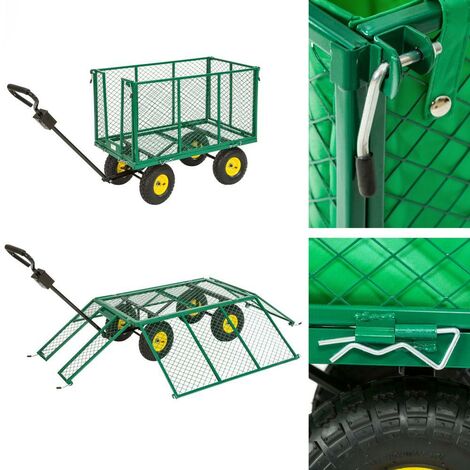 Chariot charrette de jardin main 544 kg outils jardinage