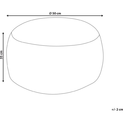 Puf redondo boho peludo moderno de algodón funda extraíble hecho a mano ...